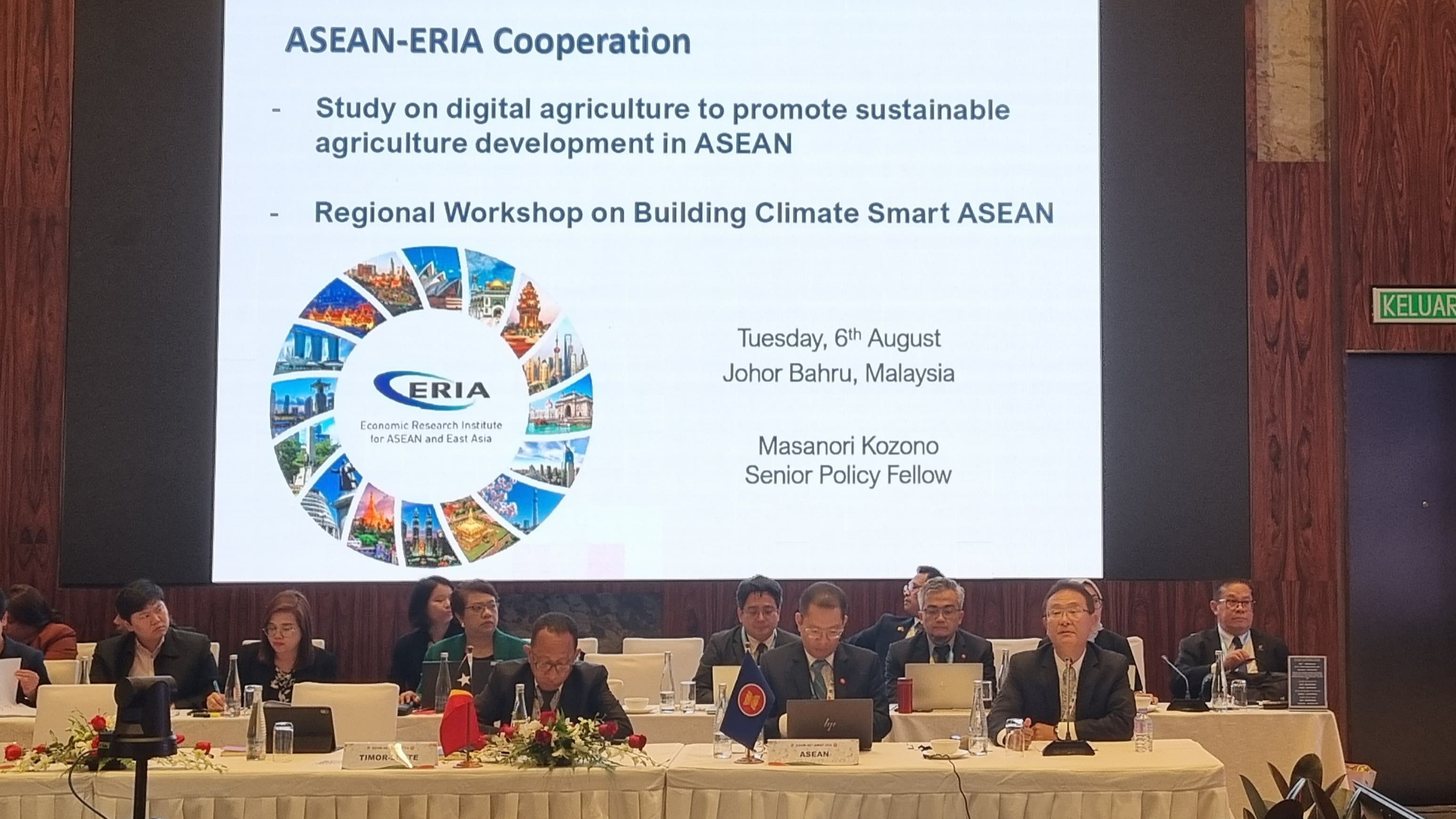 ERIA Talks Digitalisation and Sustainable Agriculture at Special SOM ...